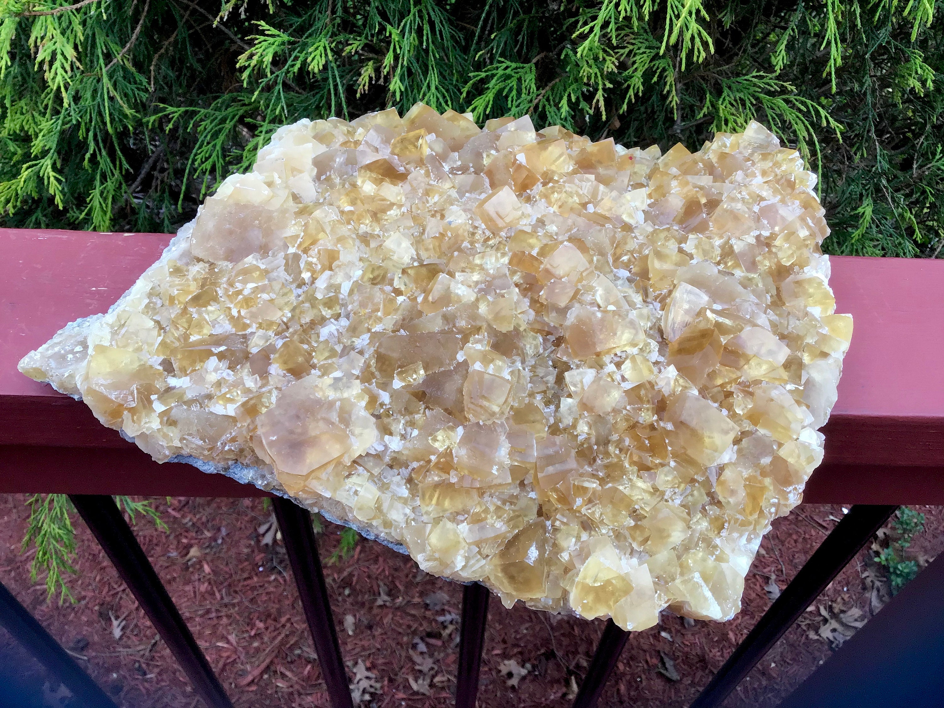 Calcite Crystal 8 Lb. 6 Oz. Cluster 11 Long Deep | Etsy