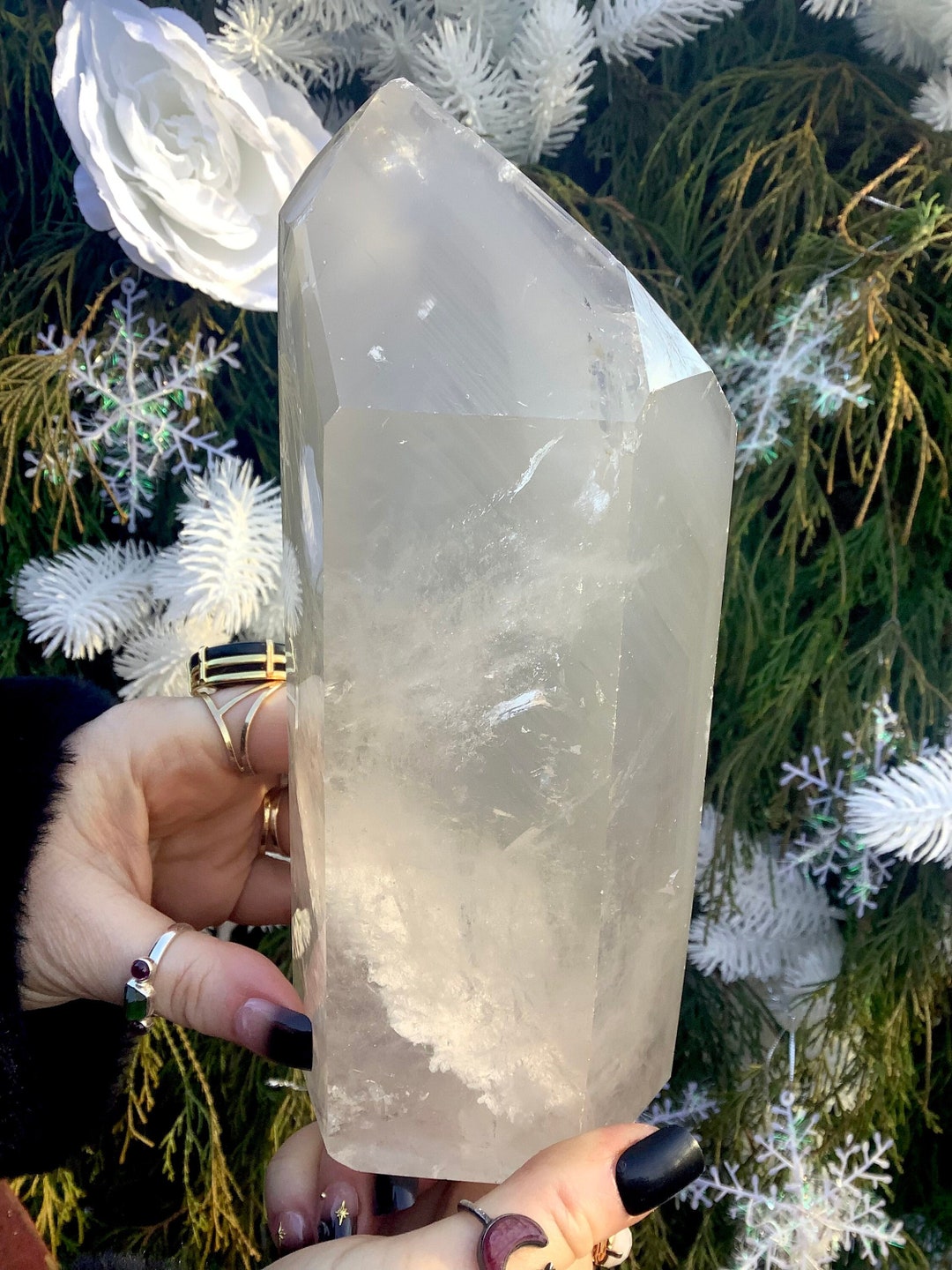 Clear Brazilian Quartz Crystal 4 Lb. 4 Oz. Generator 8 - Etsy