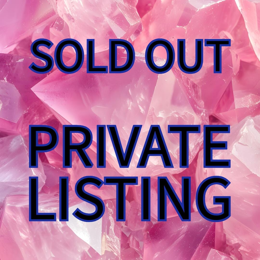 SOLD OUT ~ Reserved for Heather ~ Payment 9 of 24 ~ Clear Quartz ...