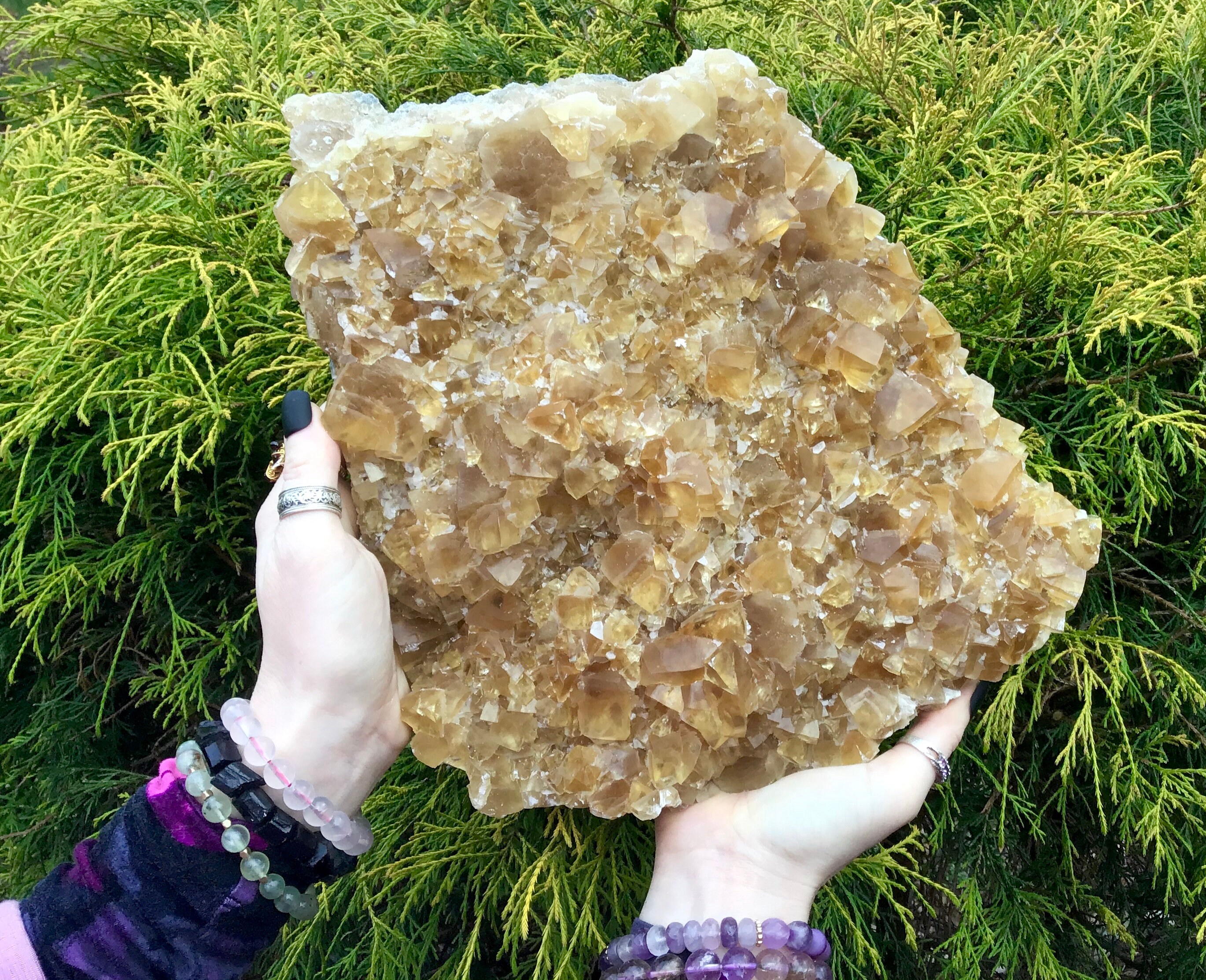 Calcite Crystal 8 Lb. 6 oz. Cluster 11 Long Deep | Etsy