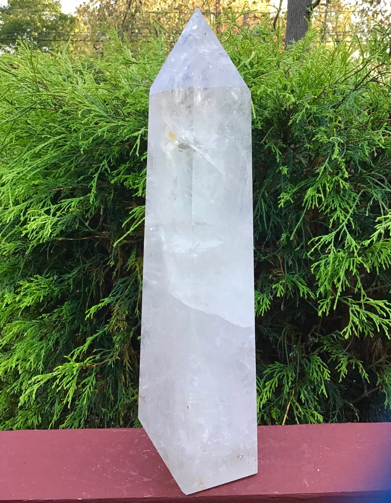 Quartz Crystal Generator Large 11 Lb. Tower 14 Tall | Etsy