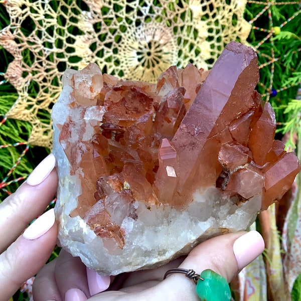 Red Quartz - Etsy