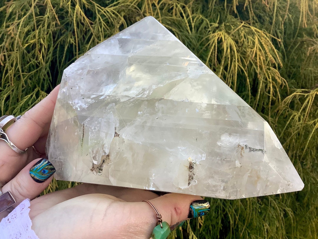 Calcite Crystal Optical Clear 3 Lb. 7 Oz. in Matrix Translucent ...