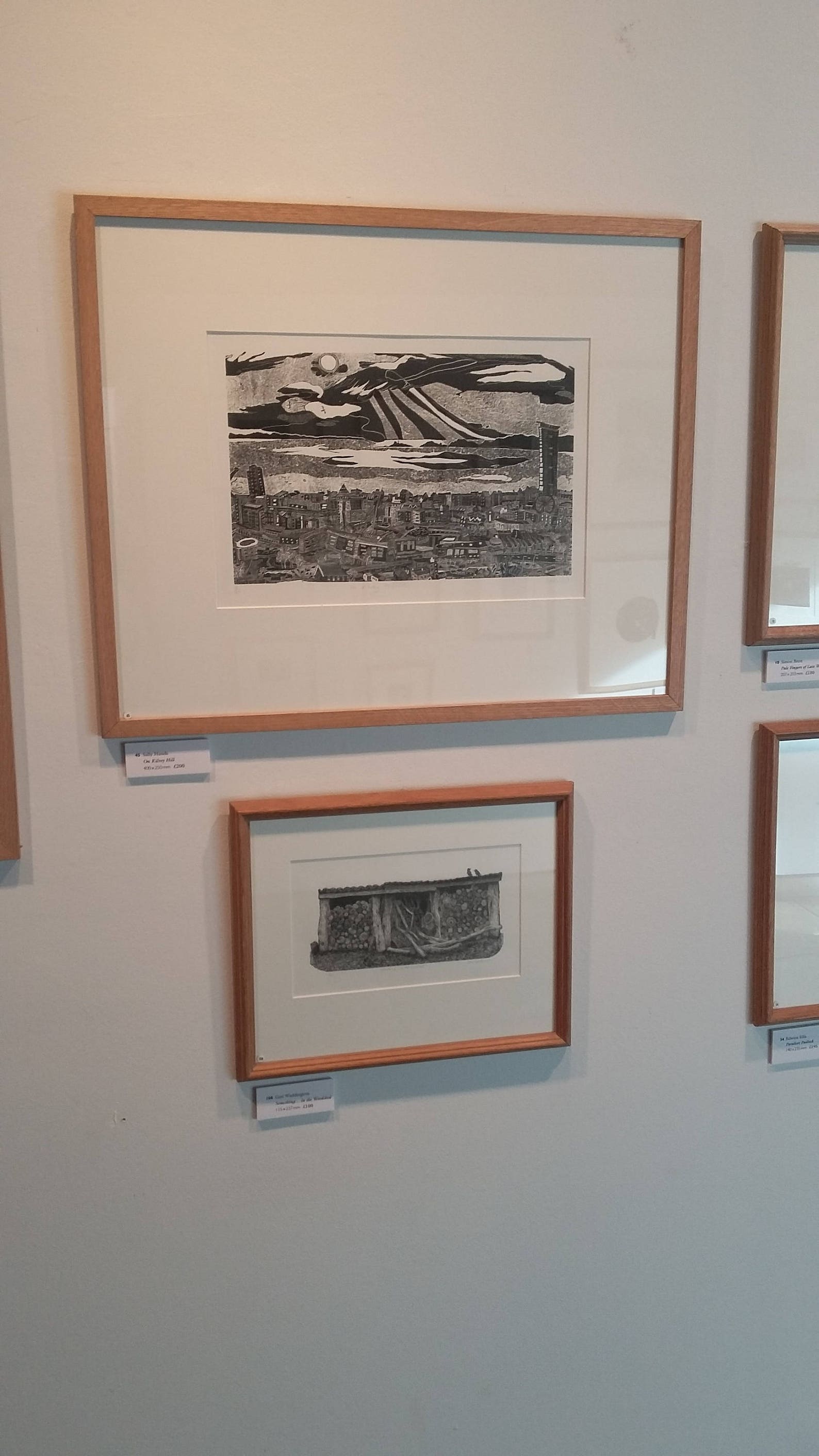 On Kilvey Hill, Original Print Wood Engraving Signed and Hand Printed ...