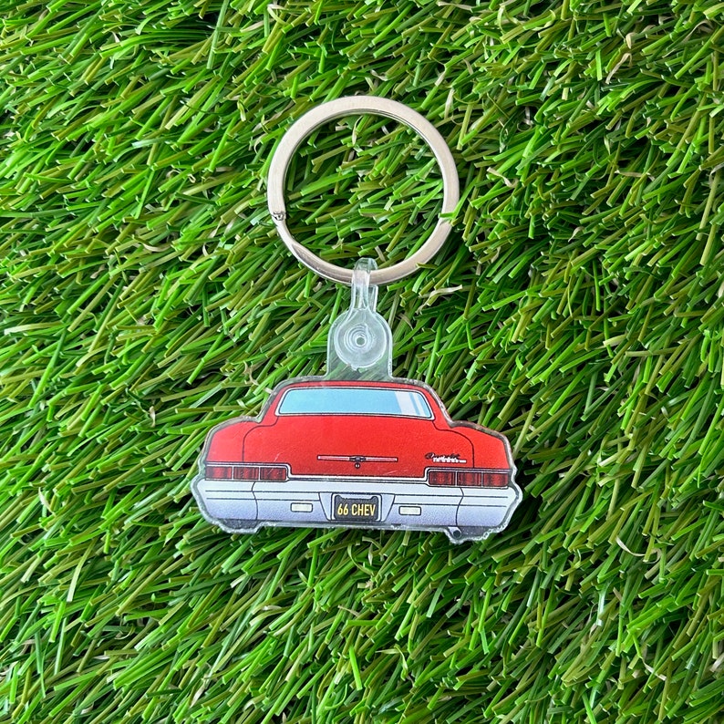 1966 Chevy Impala Acrylic Keychain - Etsy