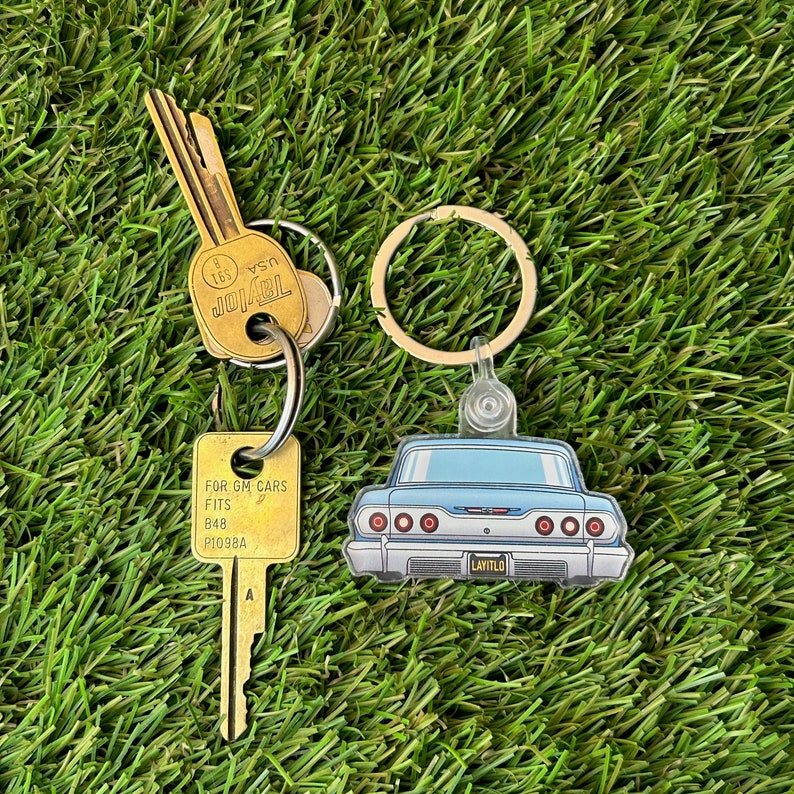 1963 Chevy Impala Acrylic Keychain - Etsy