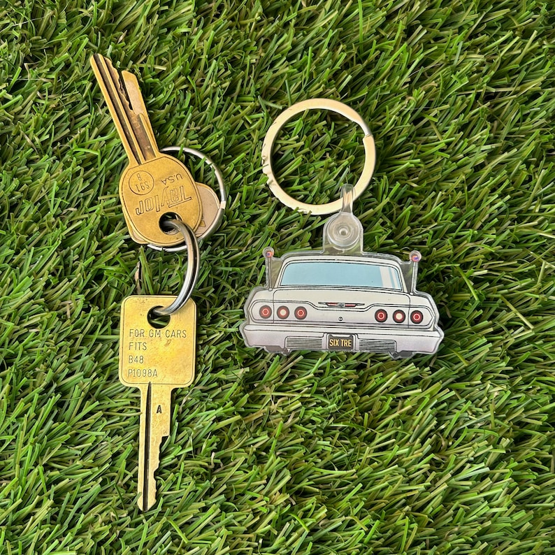 1963 Chevy Impala Acrylic Keychain - Etsy