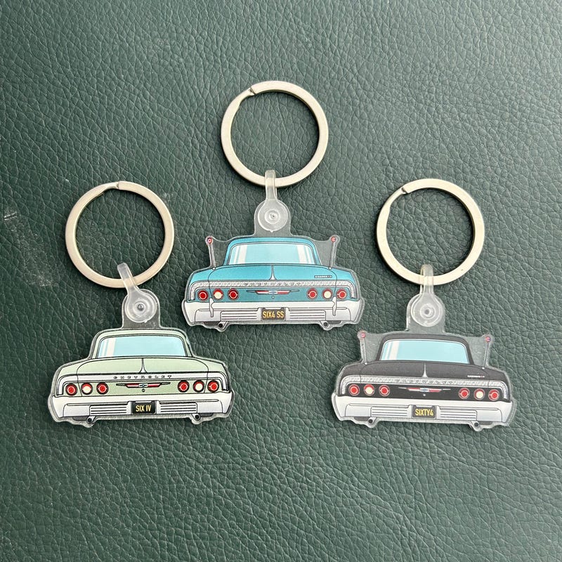 Custom Impala Keychain - Etsy