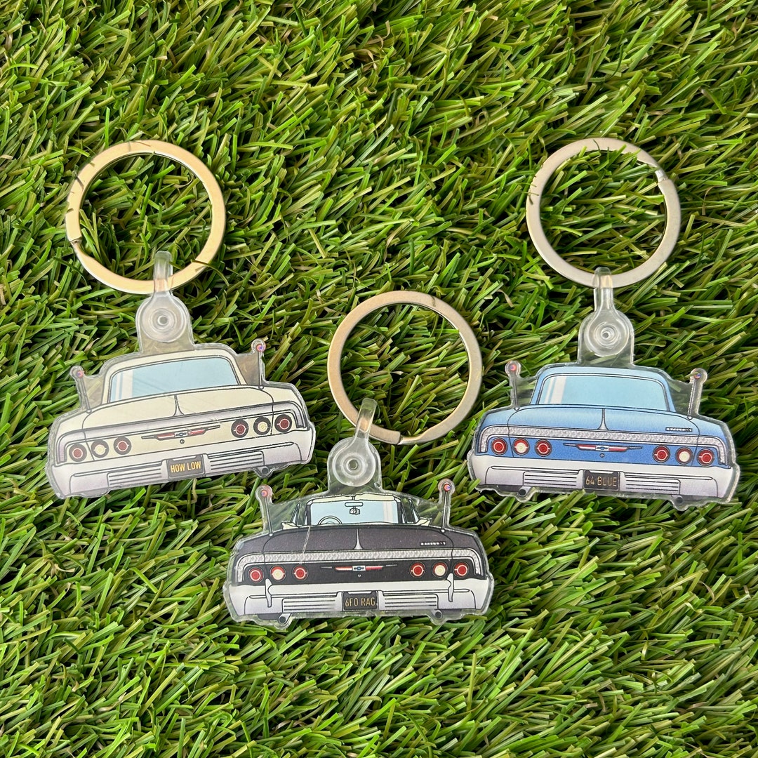 1964 Chevy Impala Acrylic Keychain Chevrolet SS Super Sport - Etsy