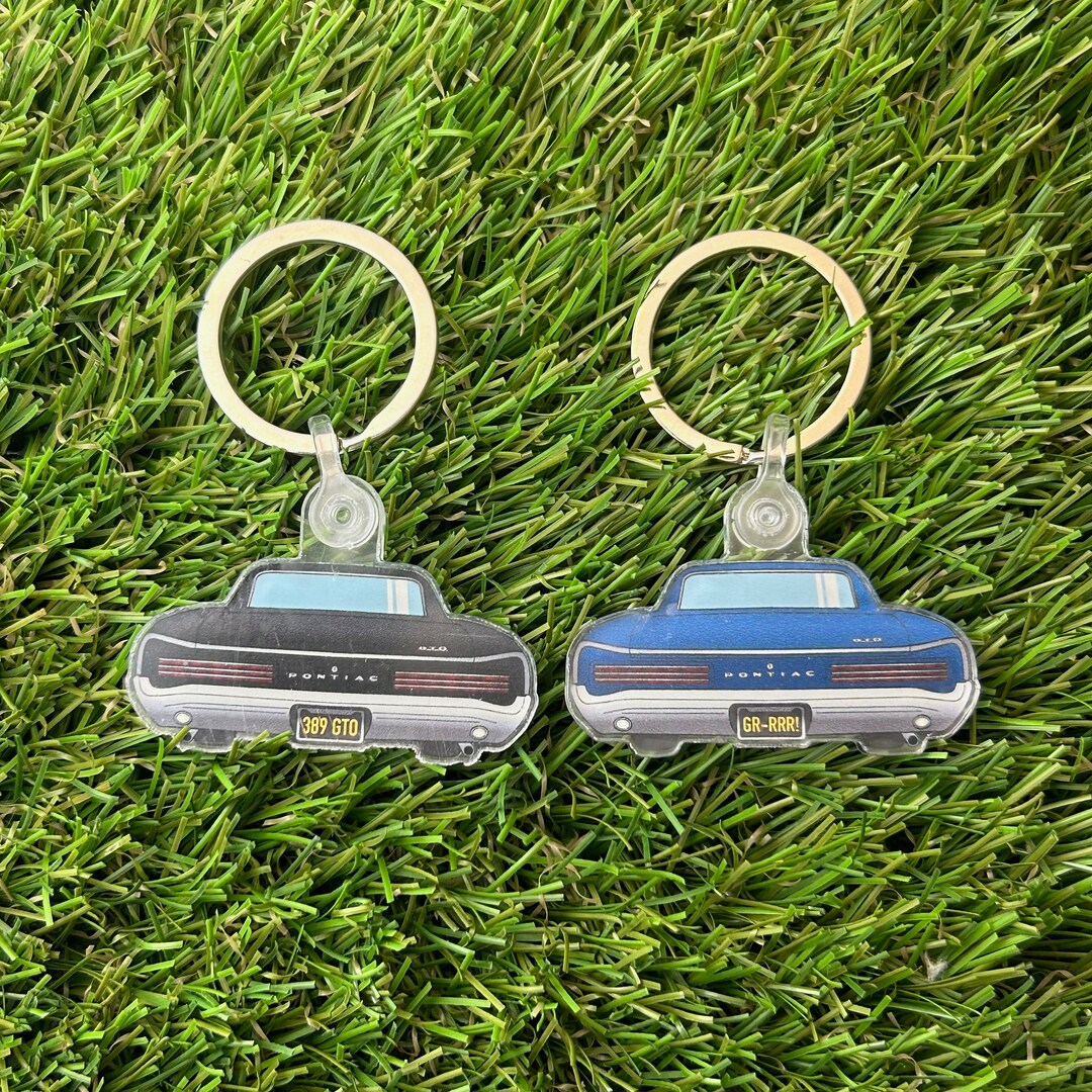 1966 Pontiac GTO Acrylic Keychain - Etsy