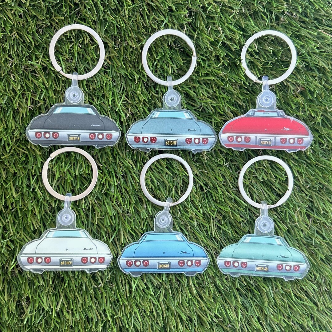 1968 Chevy Impala Acrylic Keychain - Etsy