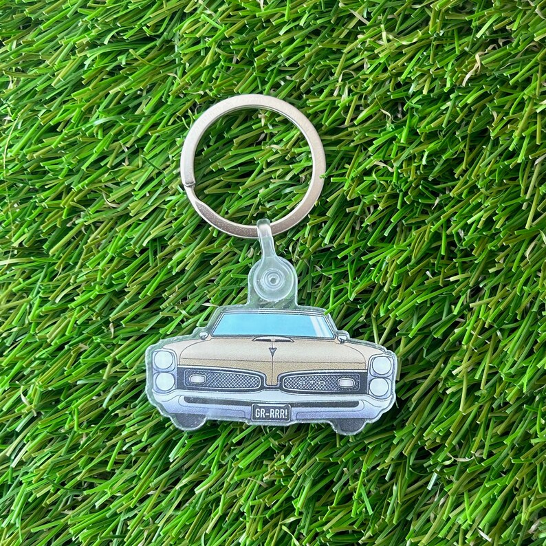 1967 Pontiac GTO Acrylic Keychain - Etsy