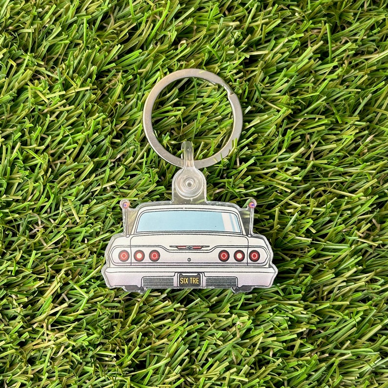 1963 Chevy Impala Acrylic Keychain - Etsy