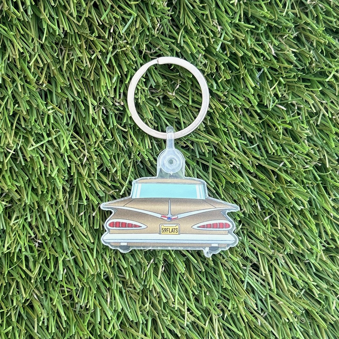 1959 Chevy Impala Acrylic Keychain - Etsy
