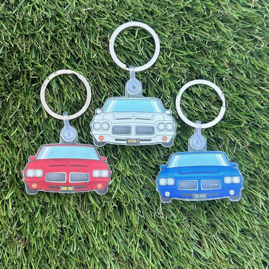 1972 Pontiac GTO Acrylic Keychain - Etsy