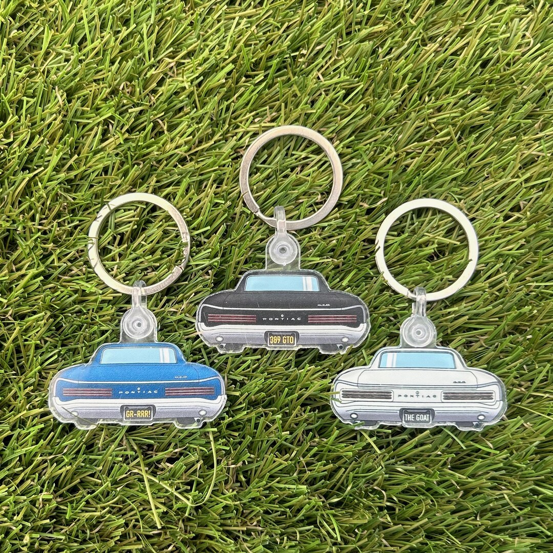 1966 Pontiac GTO Acrylic Keychain - Etsy
