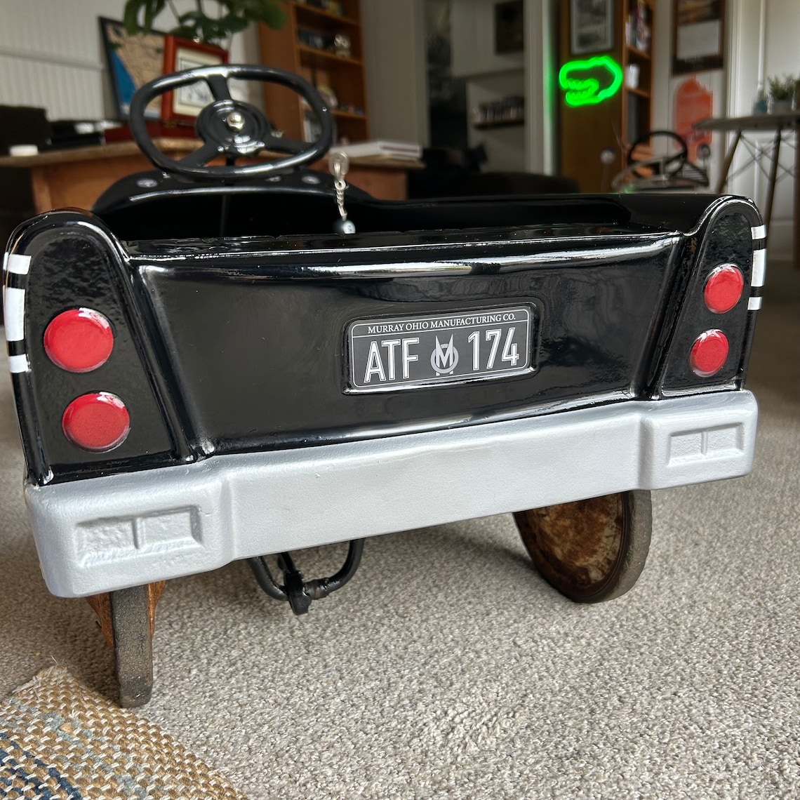 Murray Pedal Car Custom Decal Set - License Plate + Dashboard Gauge ...