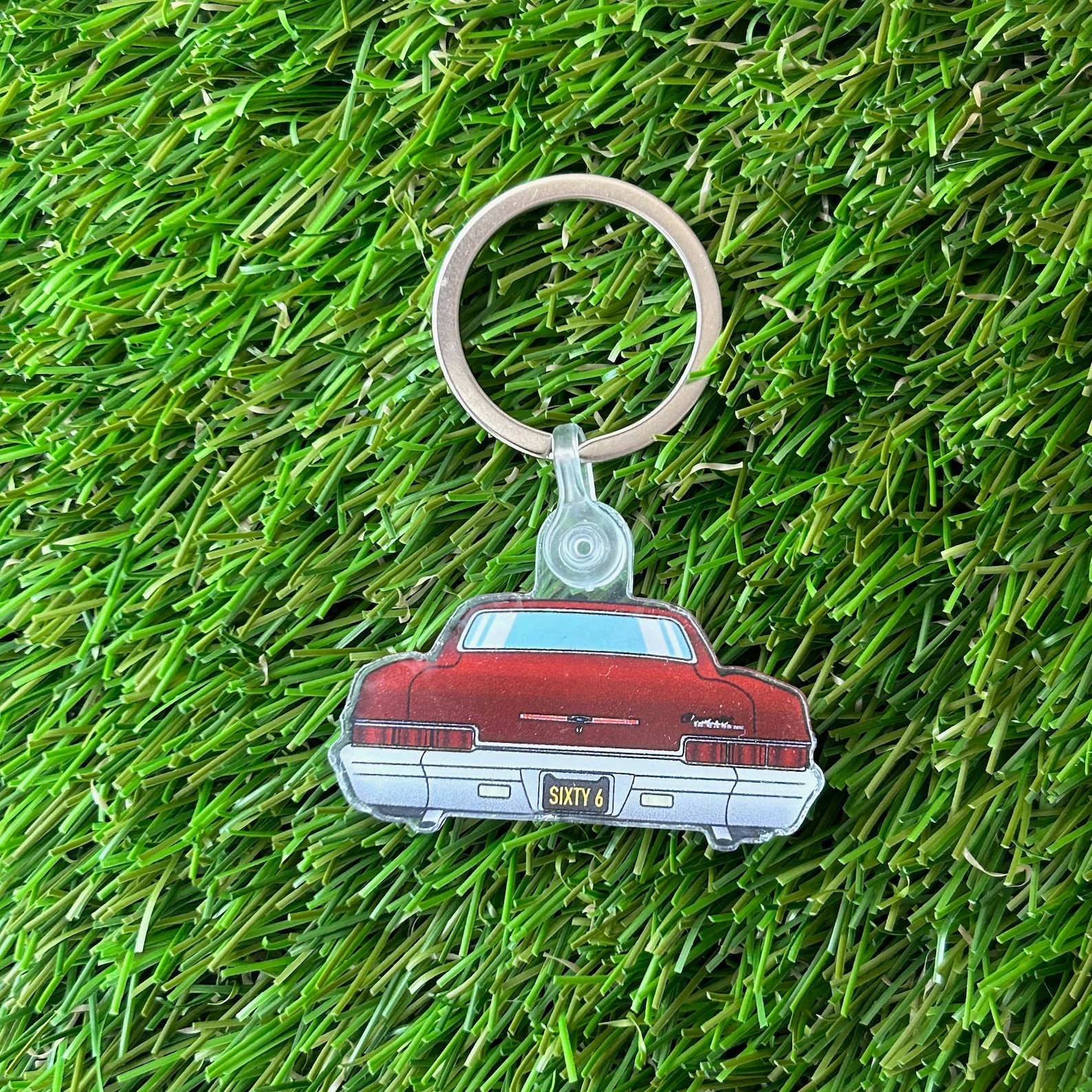 1966 Chevy Impala Acrylic Keychain - Etsy