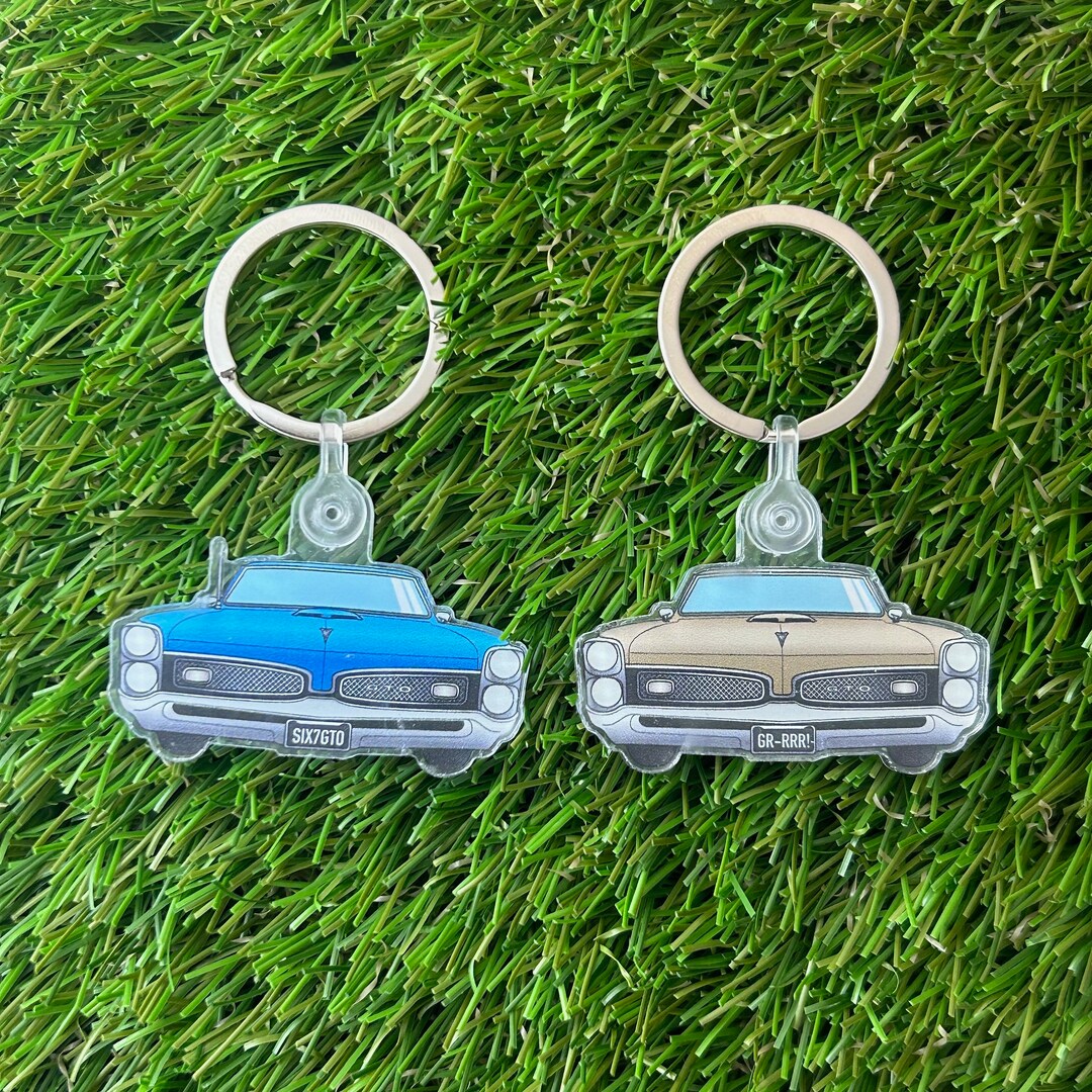 1967 Pontiac GTO Acrylic Keychain - Etsy