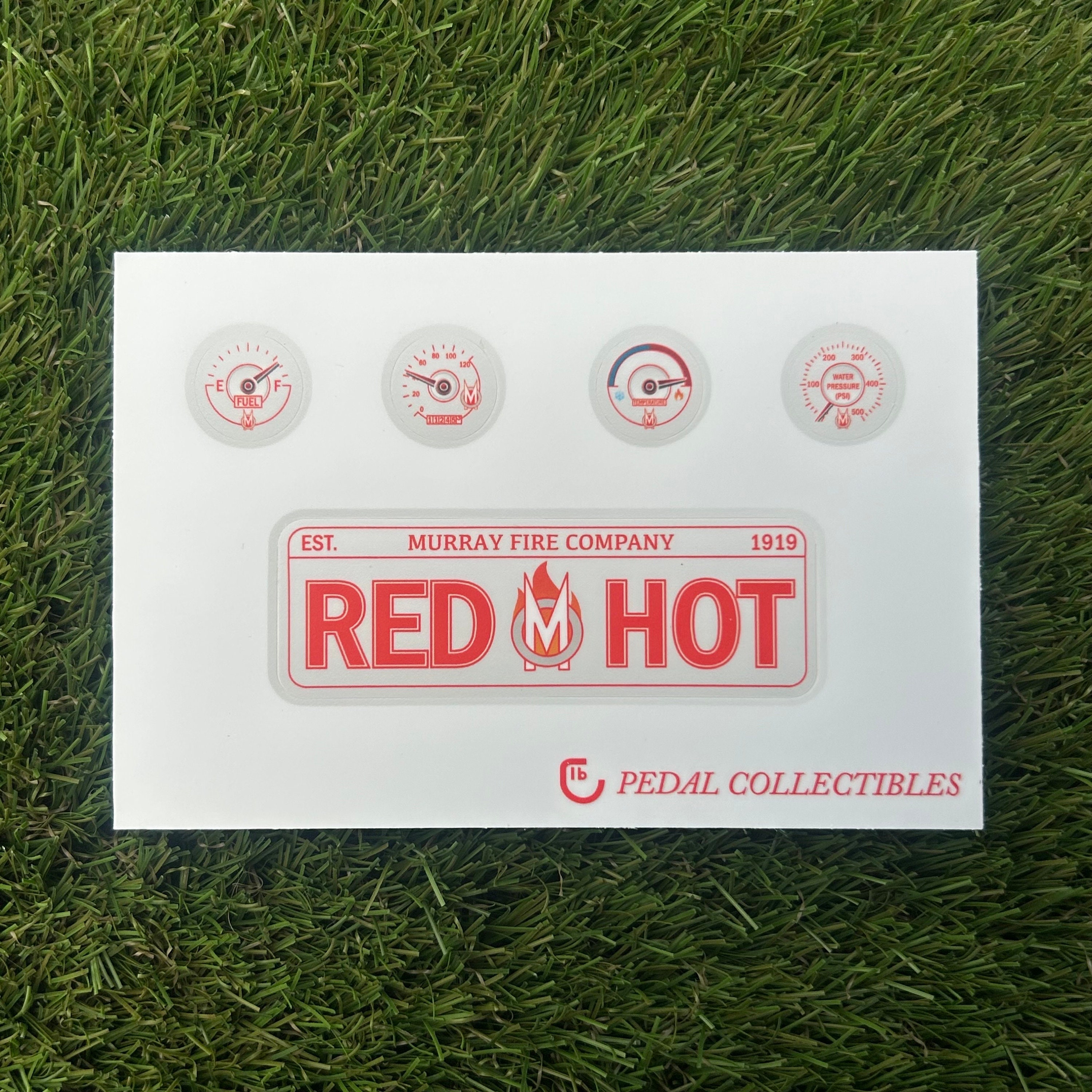 Murray Pedal Car Custom Decal Set - License Plate + Dashboard Gauge ...