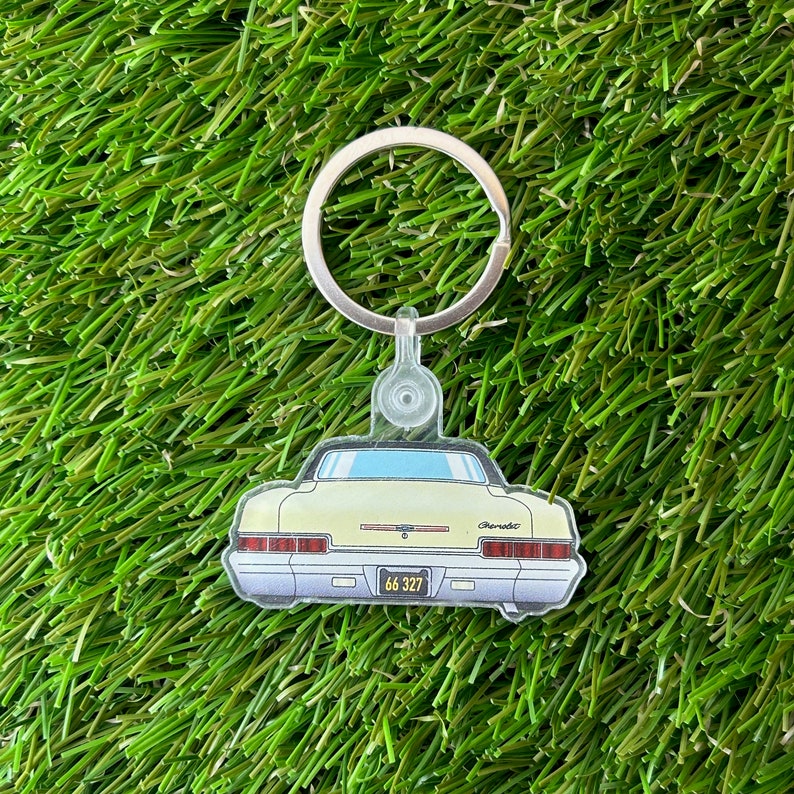 1966 Chevy Impala Acrylic Keychain - Etsy