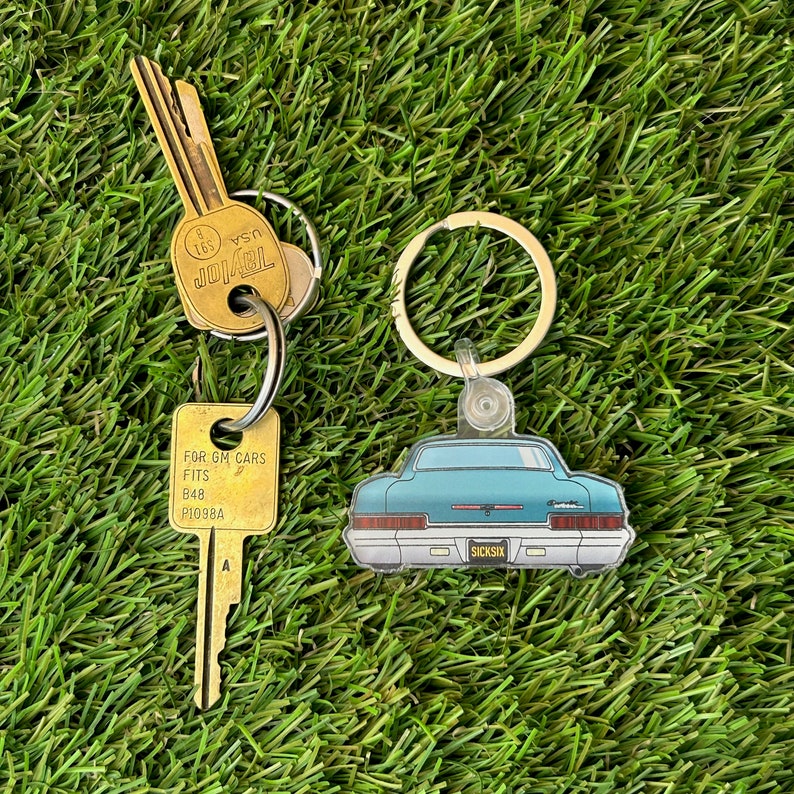 1966 Chevy Impala Acrylic Keychain - Etsy