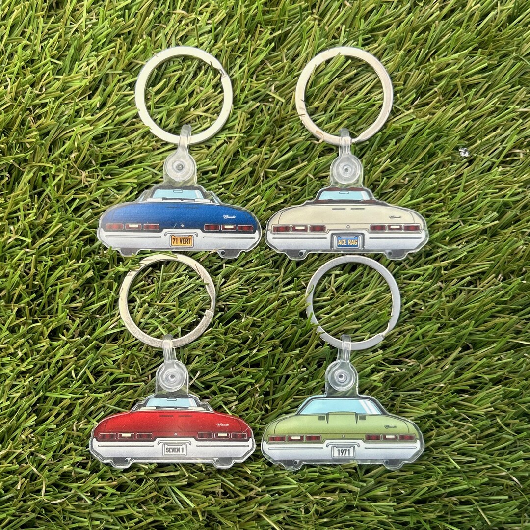 1971 Chevy Impala Acrylic Keychain - Etsy