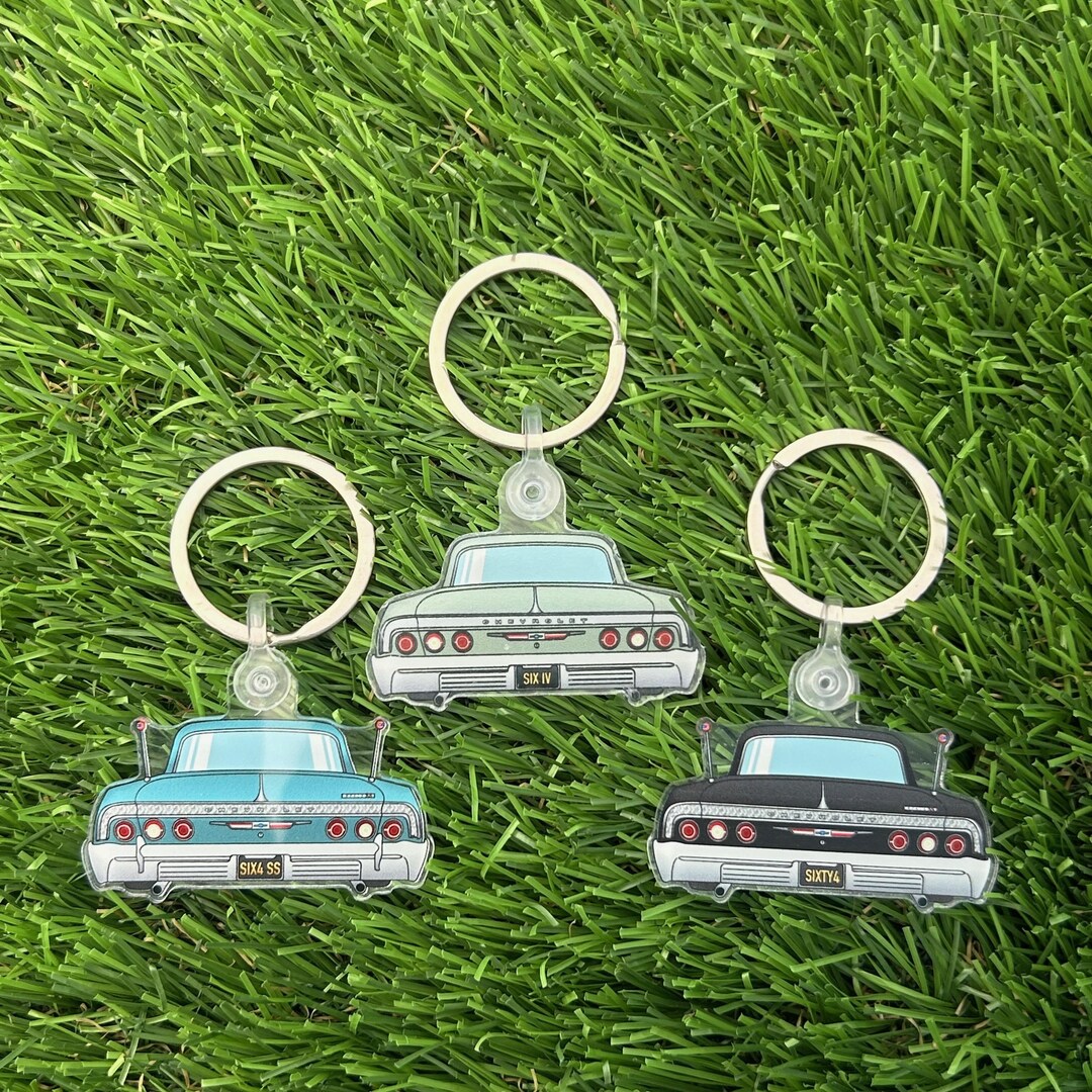 1964 Chevy Impala Acrylic Keychain - Etsy