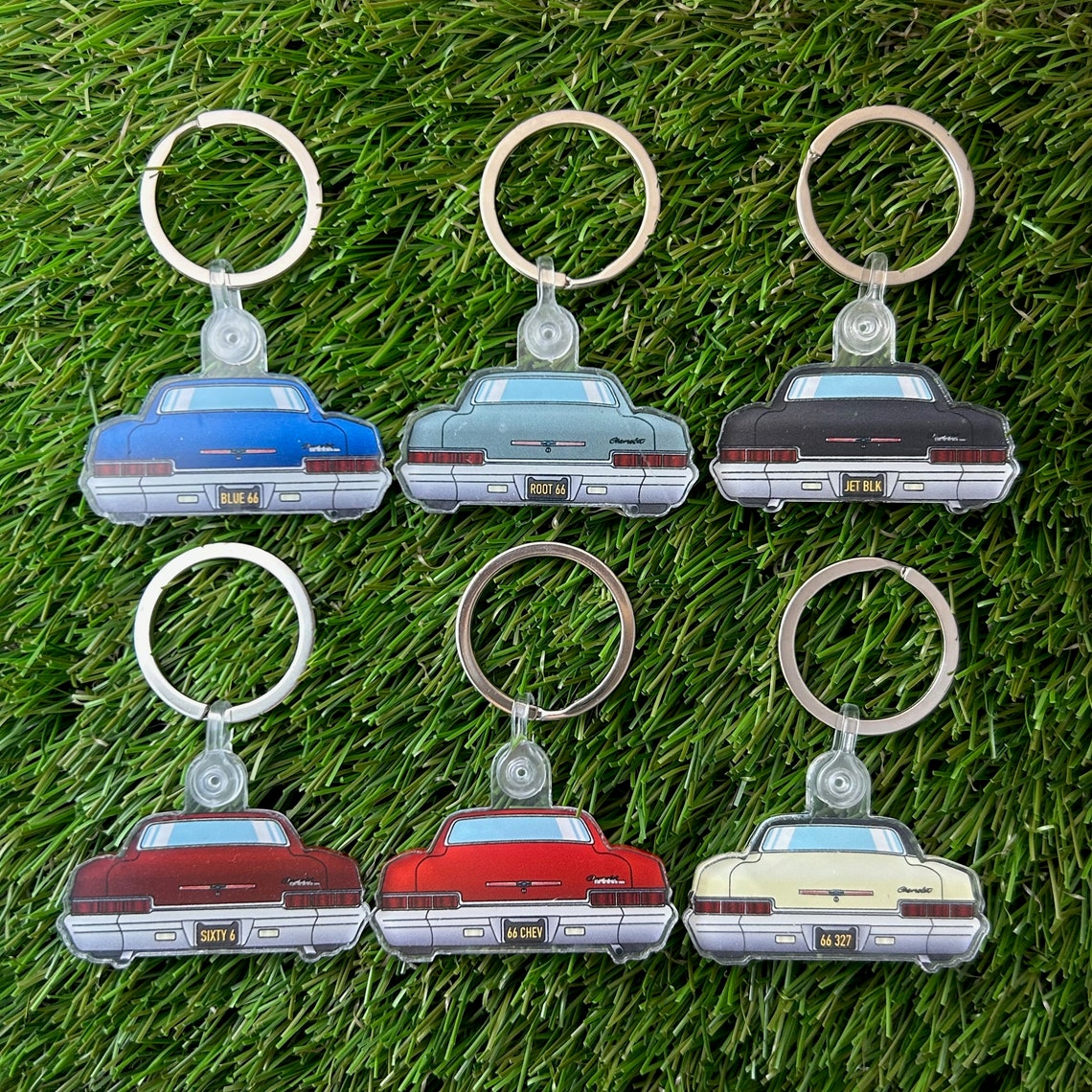 1966 Chevy Impala Acrylic Keychain - Etsy
