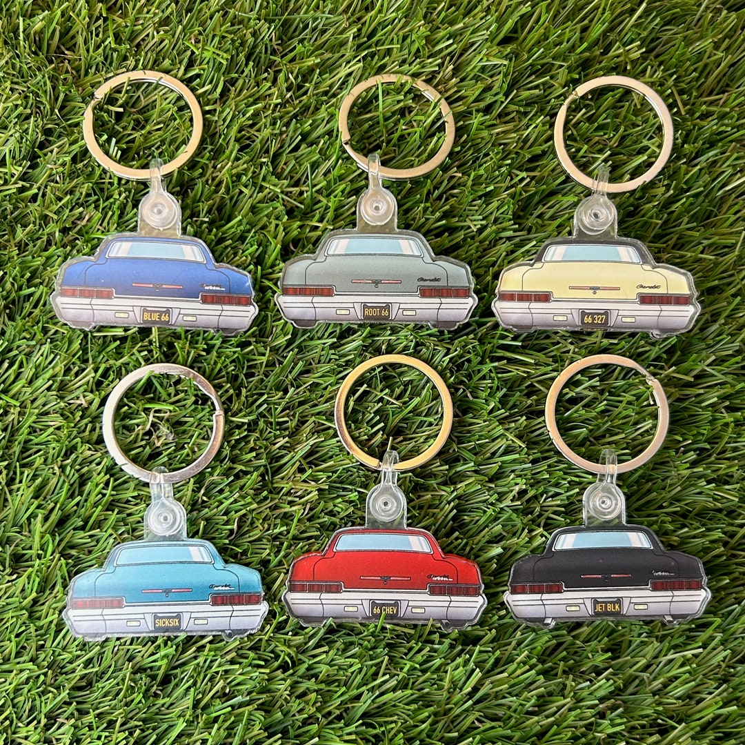 1966 Chevy Impala Acrylic Keychain - Etsy