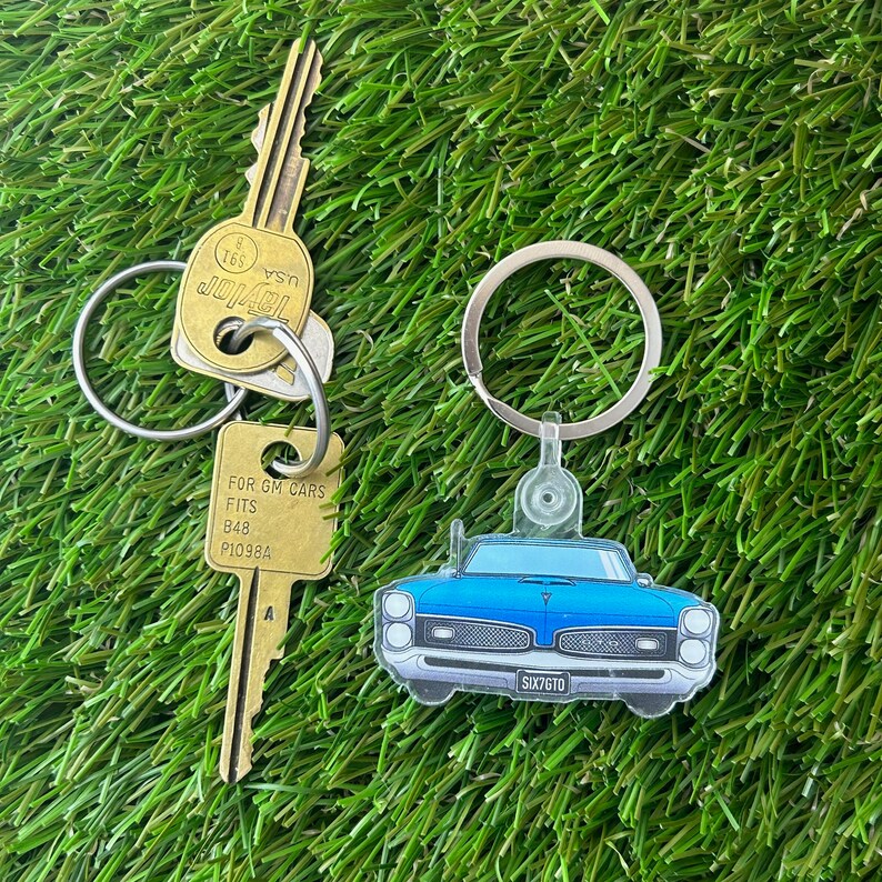 1967 Pontiac GTO Acrylic Keychain - Etsy