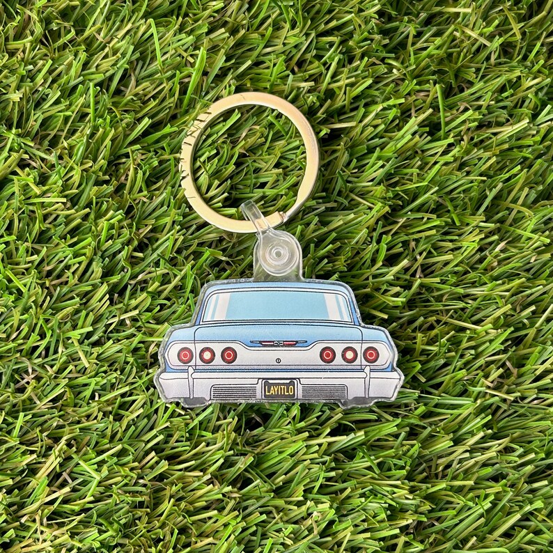 1963 Chevy Impala Acrylic Keychain - Etsy