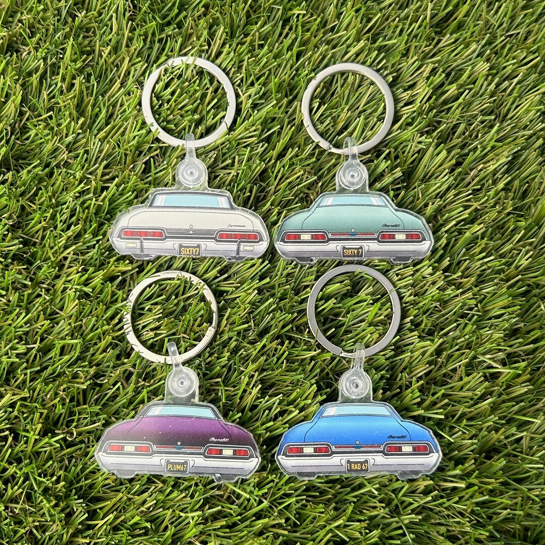 1967 Chevy Impala Acrylic Keychain - Etsy
