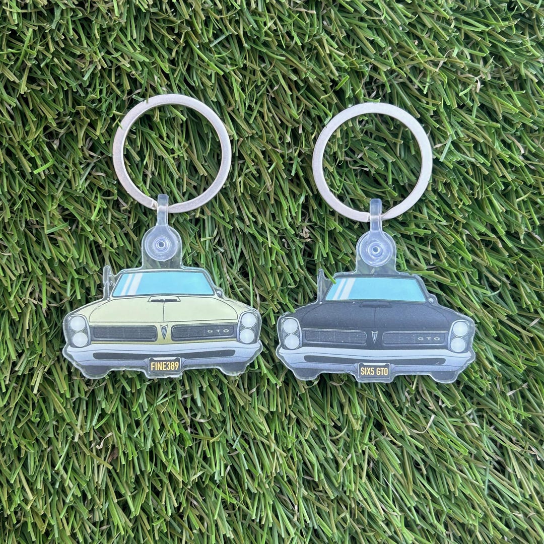 1965 Pontiac GTO Acrylic Keychain - Etsy