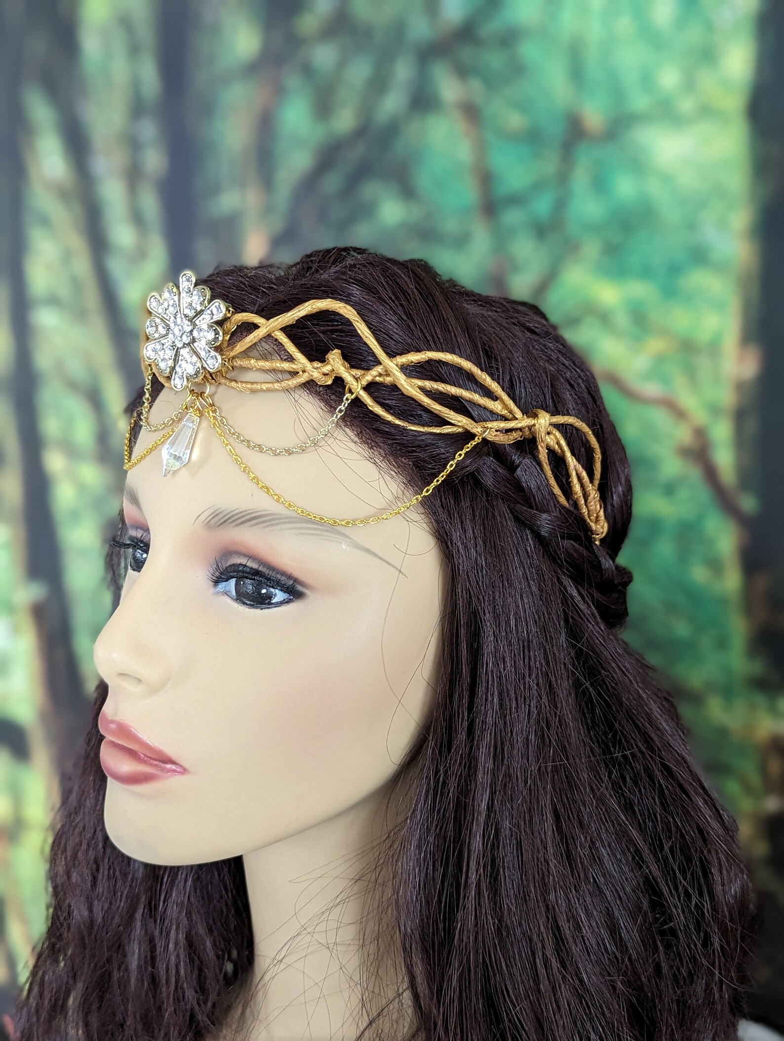 Elven Crown, Fairy Tiara, Fantasy Had Peace, Pagan, Druid, Woodland ...