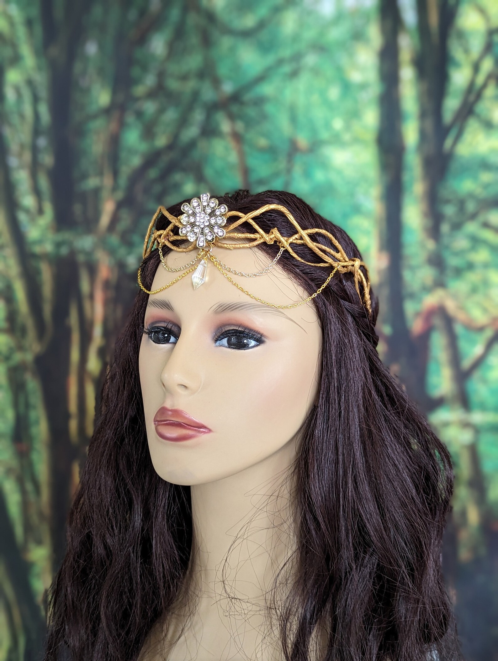Elven Crown, Fairy Tiara, Fantasy Had Peace, Pagan, Druid, Woodland ...
