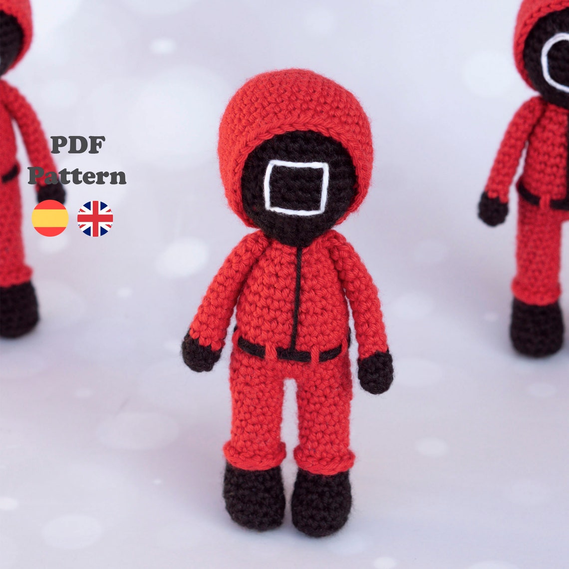 Crochet Pattern Squid Game Amigurumi Pattern ENG / ESP | Etsy