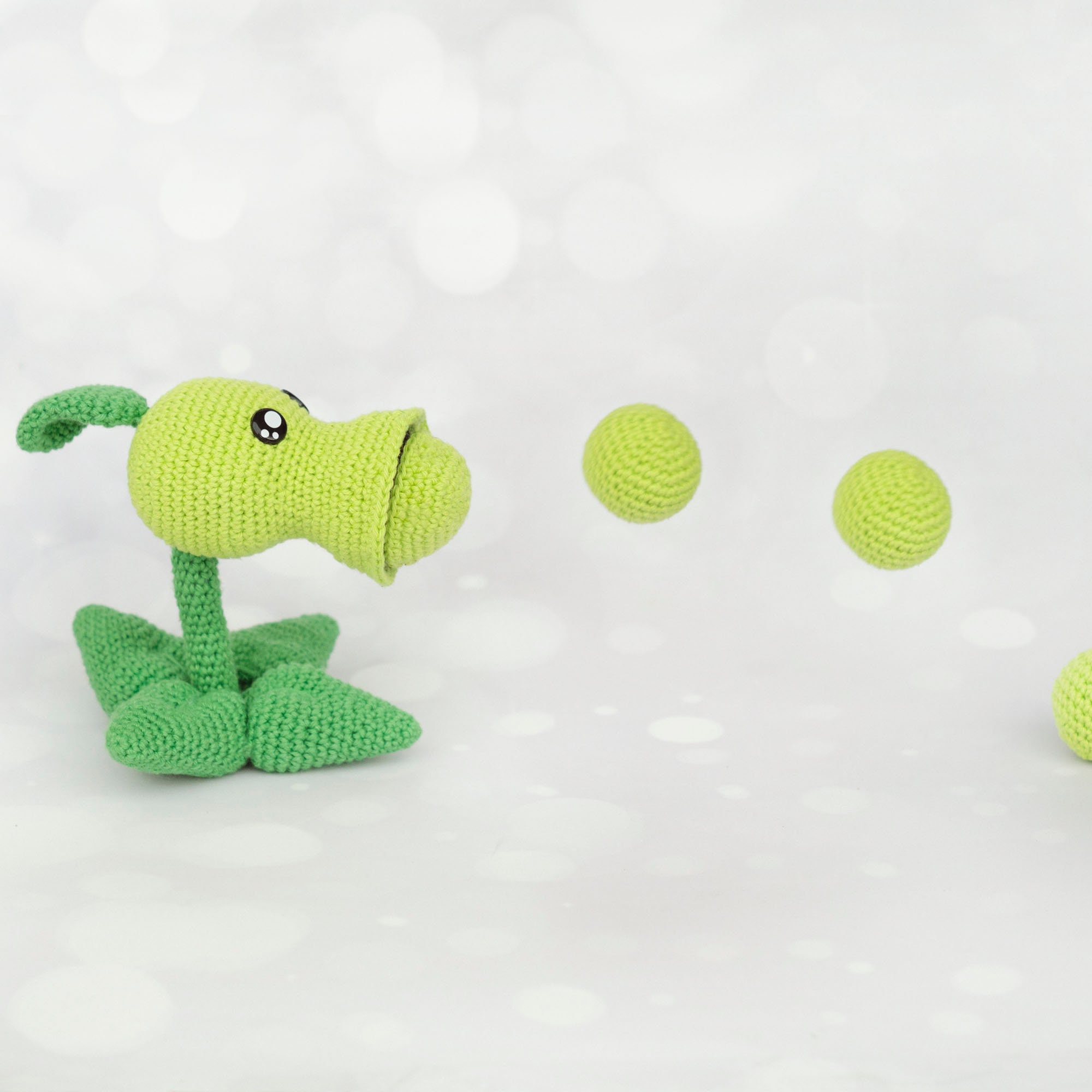 Peashooter Plants Vs Zombies Amigurumi Crochet Pattern PDF | Etsy Canada