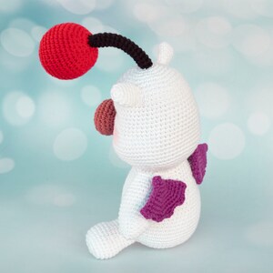 Crochet Pattern Moogle Kingdom Hearts Amigurumi Pattern ENG/ESP ...