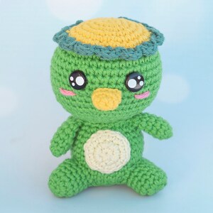 Crochet Pattern Kappa Yakai Kawaii | Amigurumi Crochet | Pdf-pattern ...