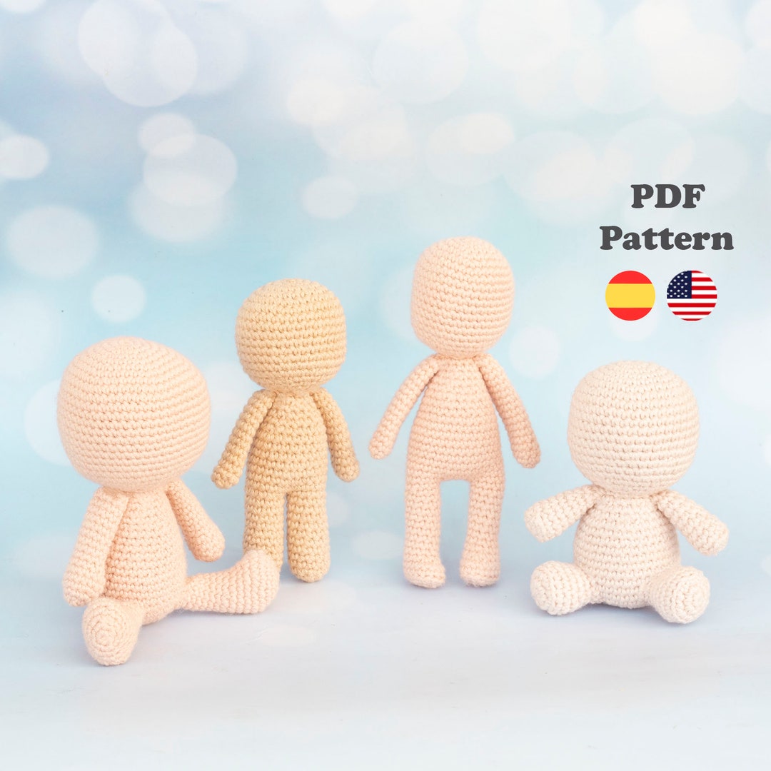 4 In 1 Crochet Base Bodies Amigurumi Doll Amigurumi Crochet Pdf Pattern