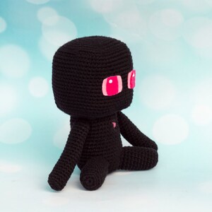 Enderman Amigurumi Crochet Pattern Pdf| Pdf-pattern | ENG / SPA | Amigurumi Enderman Videogame ...