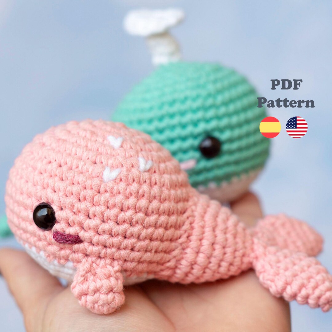 Crochet Pattern Mini Whale Baby| Amigurumi Crochet | PDF Pattern | ENG ...