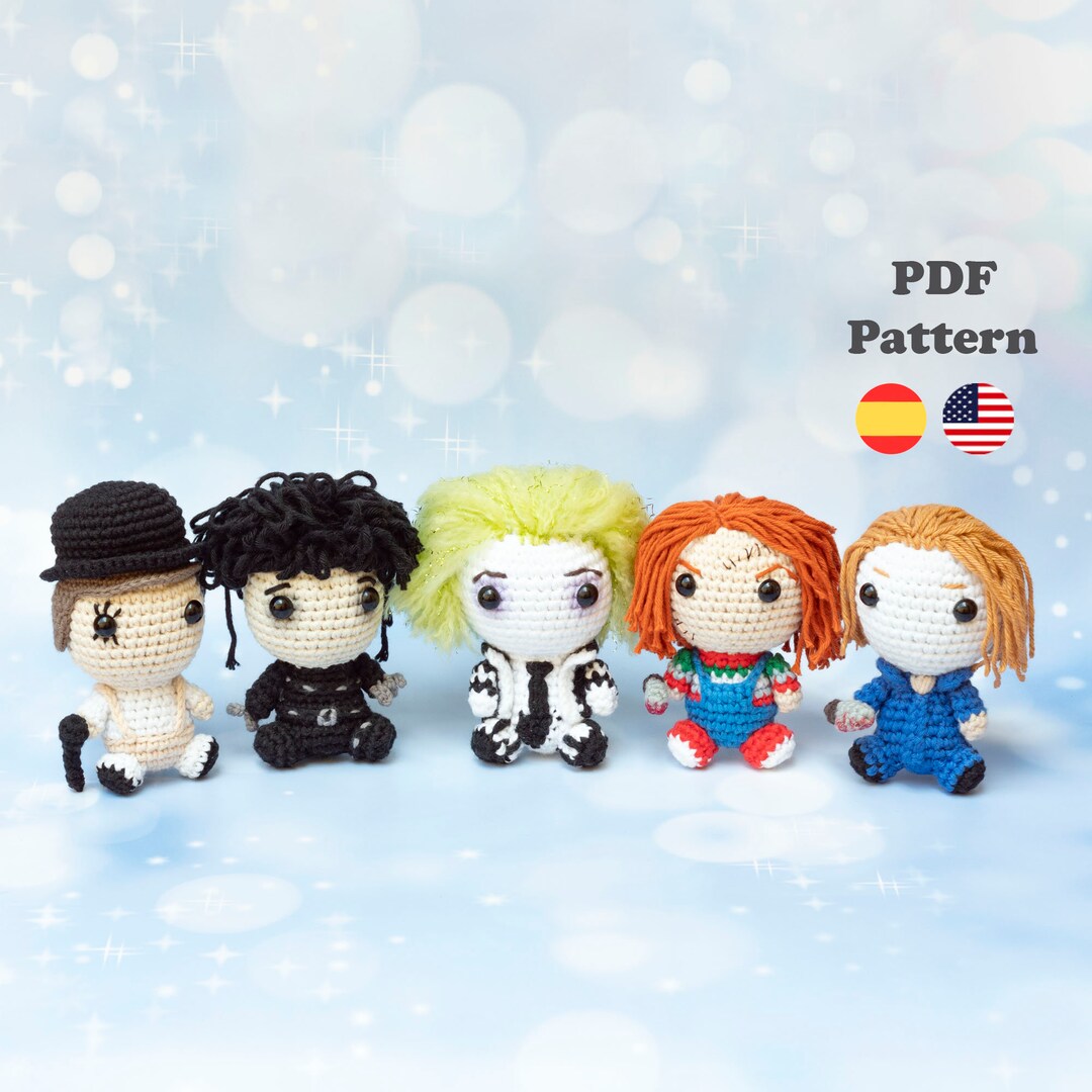 5in1 Bundle Minis Movies Dolls Crochet Pattern Pdf| PDF Pattern | ENG ...