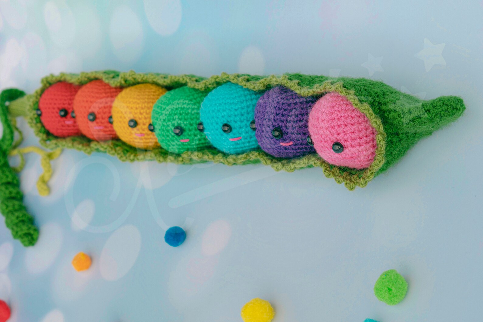 Crochet Pattern Peas in a Pod Amigurumi Crochet PDF - Etsy