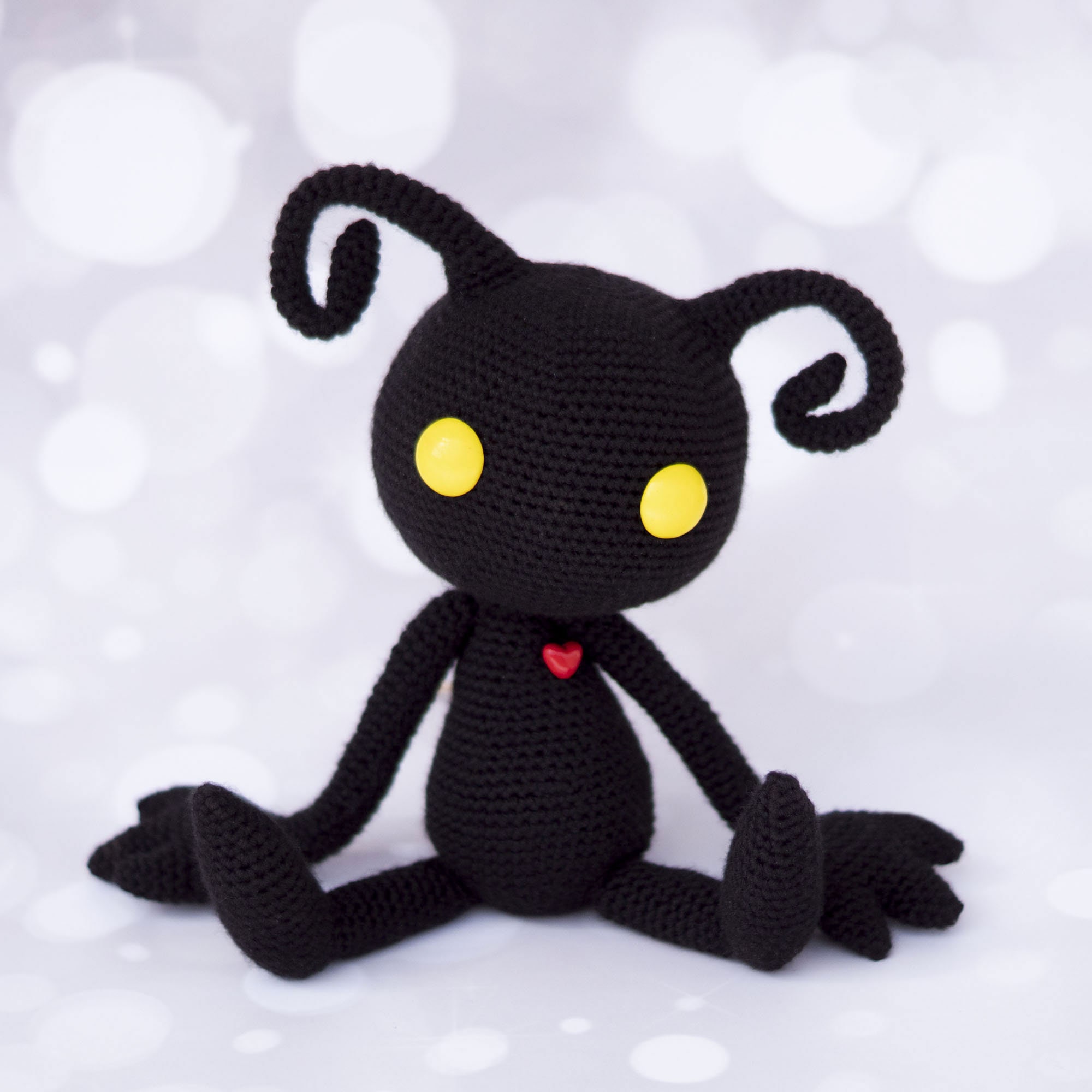 Crochet Pattern Shadow Heartless Kingdom Hearts Amigurumi - Etsy