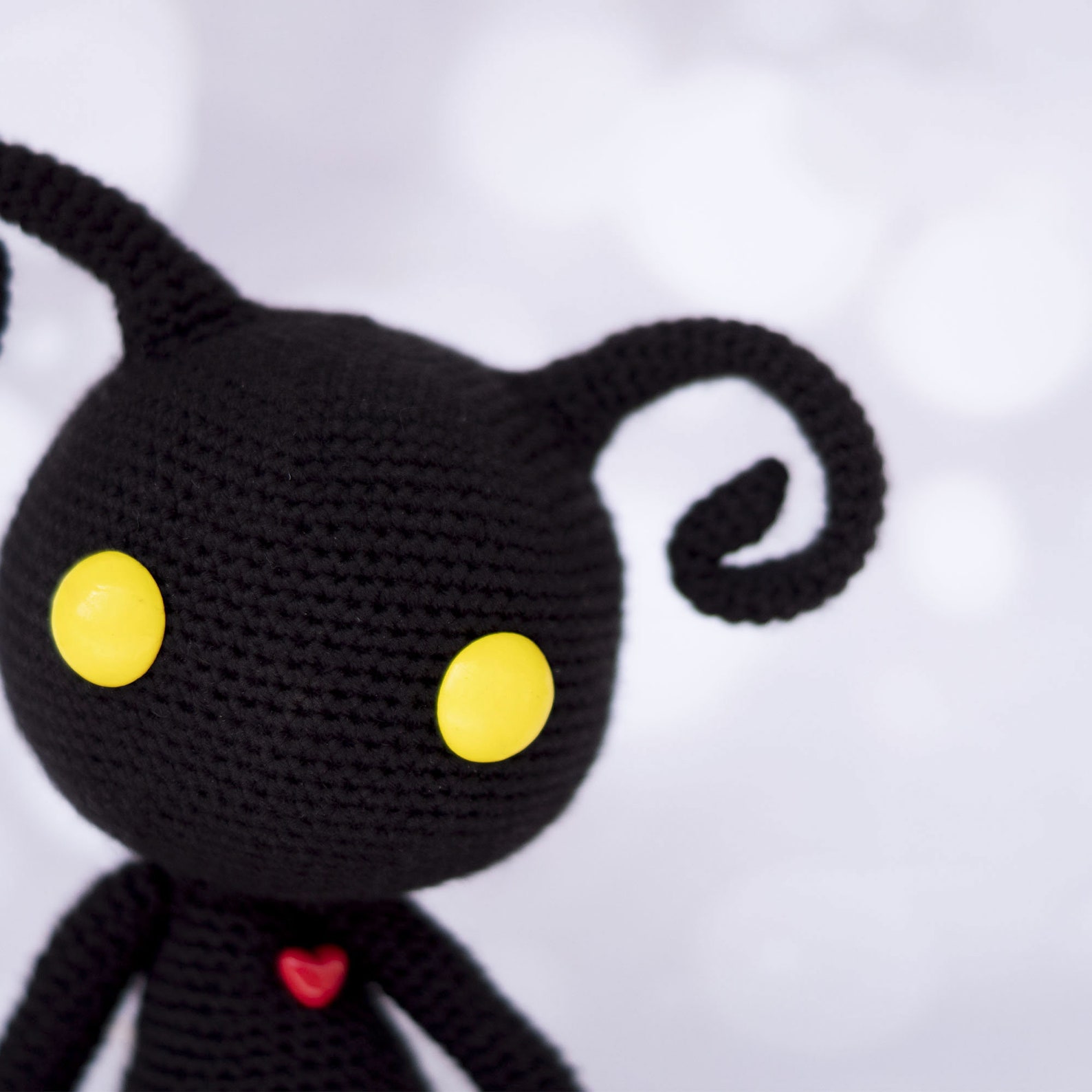 Crochet Pattern Shadow Heartless Kingdom Hearts Amigurumi - Etsy