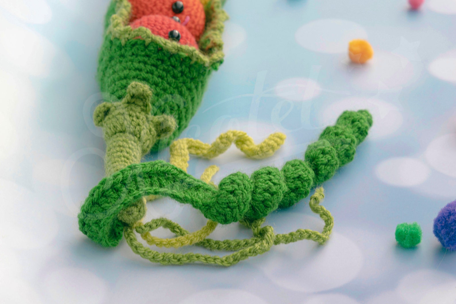 Crochet Pattern Peas in a Pod Amigurumi Crochet PDF - Etsy