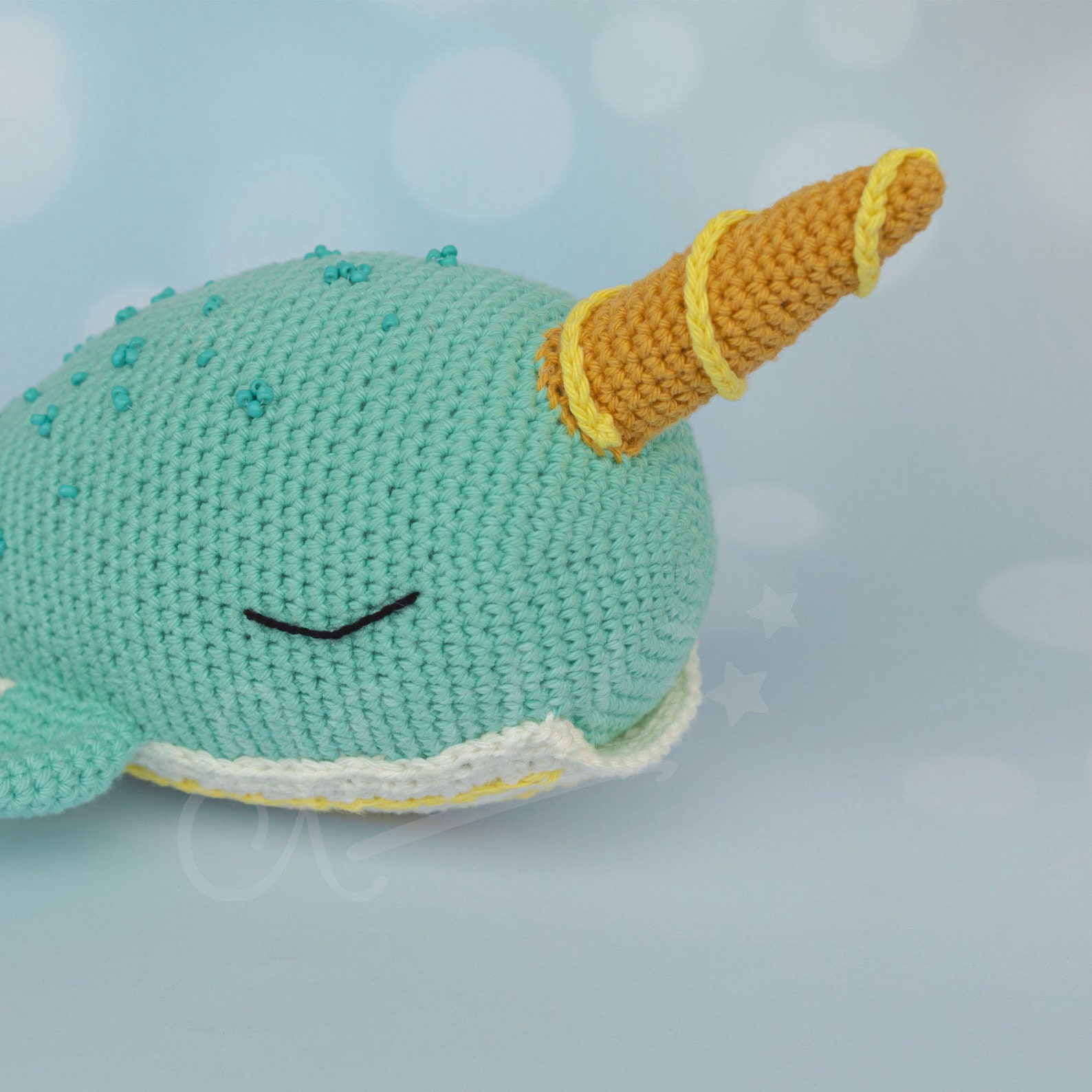 Crochet Amigurumi Pattern Wyatt the Narwhal Amigurumi - Etsy