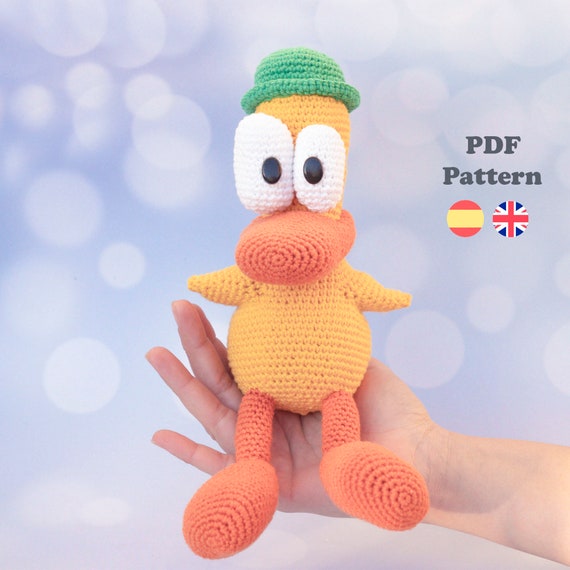 Crochet Pattern Pato Pocoyo Amigurumi Pattern ENG / ESP - Etsy